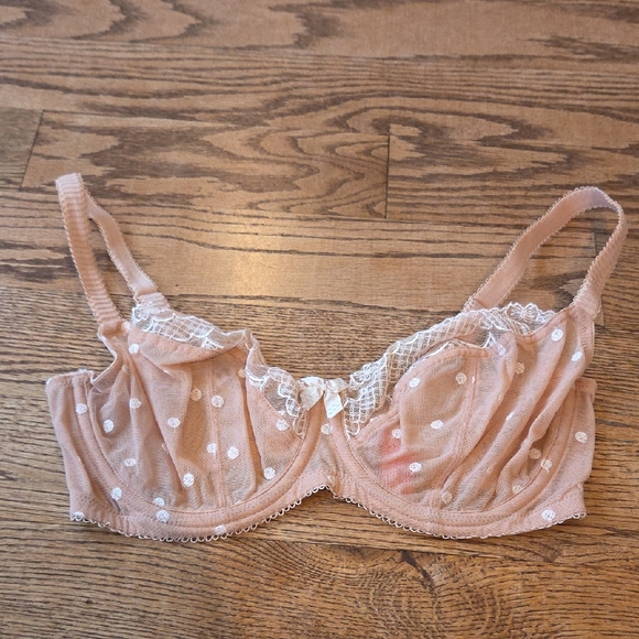 Panache | Intimates & Sleepwear | Cleo By Panache Sheer Lace Polka Dot ...